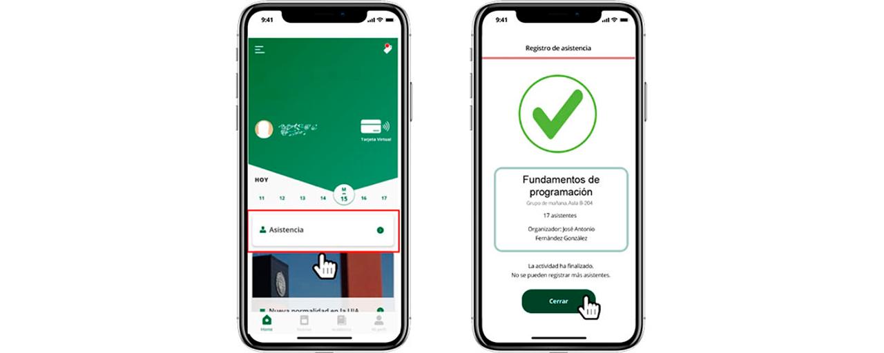 Sistema de control de asistencia en el aula